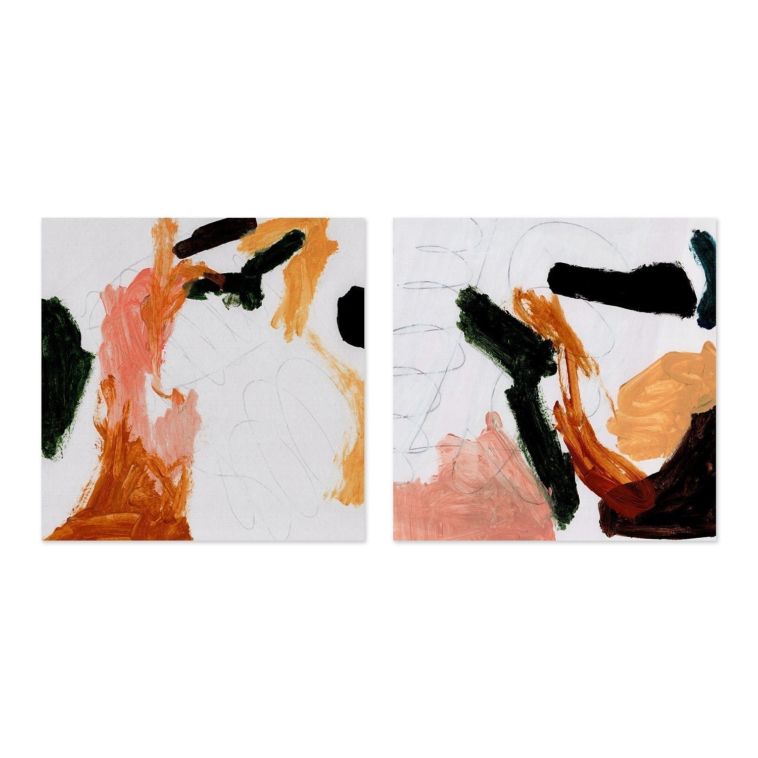 Play, Set Of 2, By Dan Hobday |Fine Art Print Poster Canvas Framed