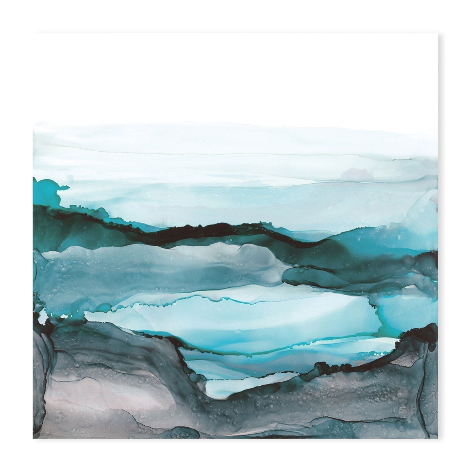 Aquascape, Style B , By Chris Paschke |Fine Art Print Poster Canvas