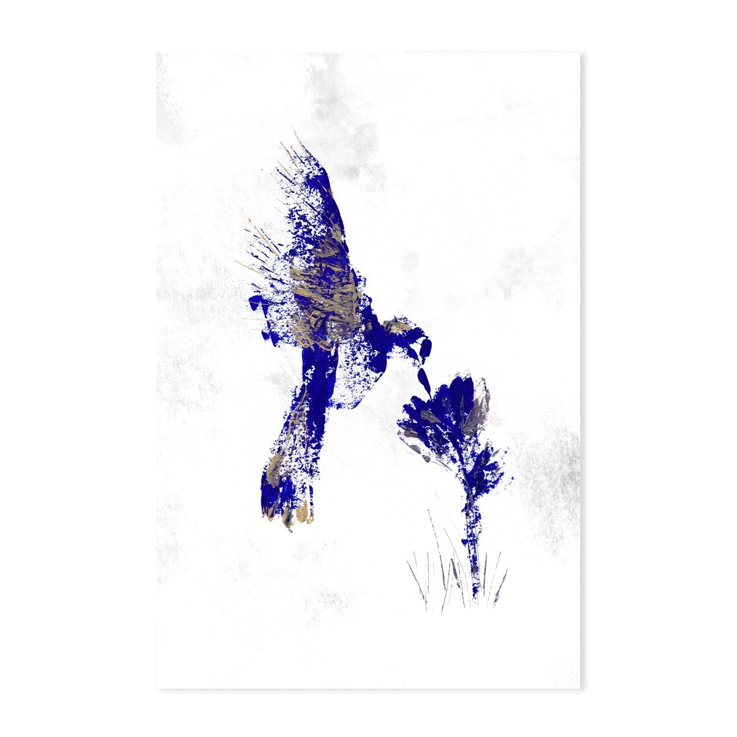 Bird Flutter, Style B , By Danushka Abeygoda |Fine Art Print Poster