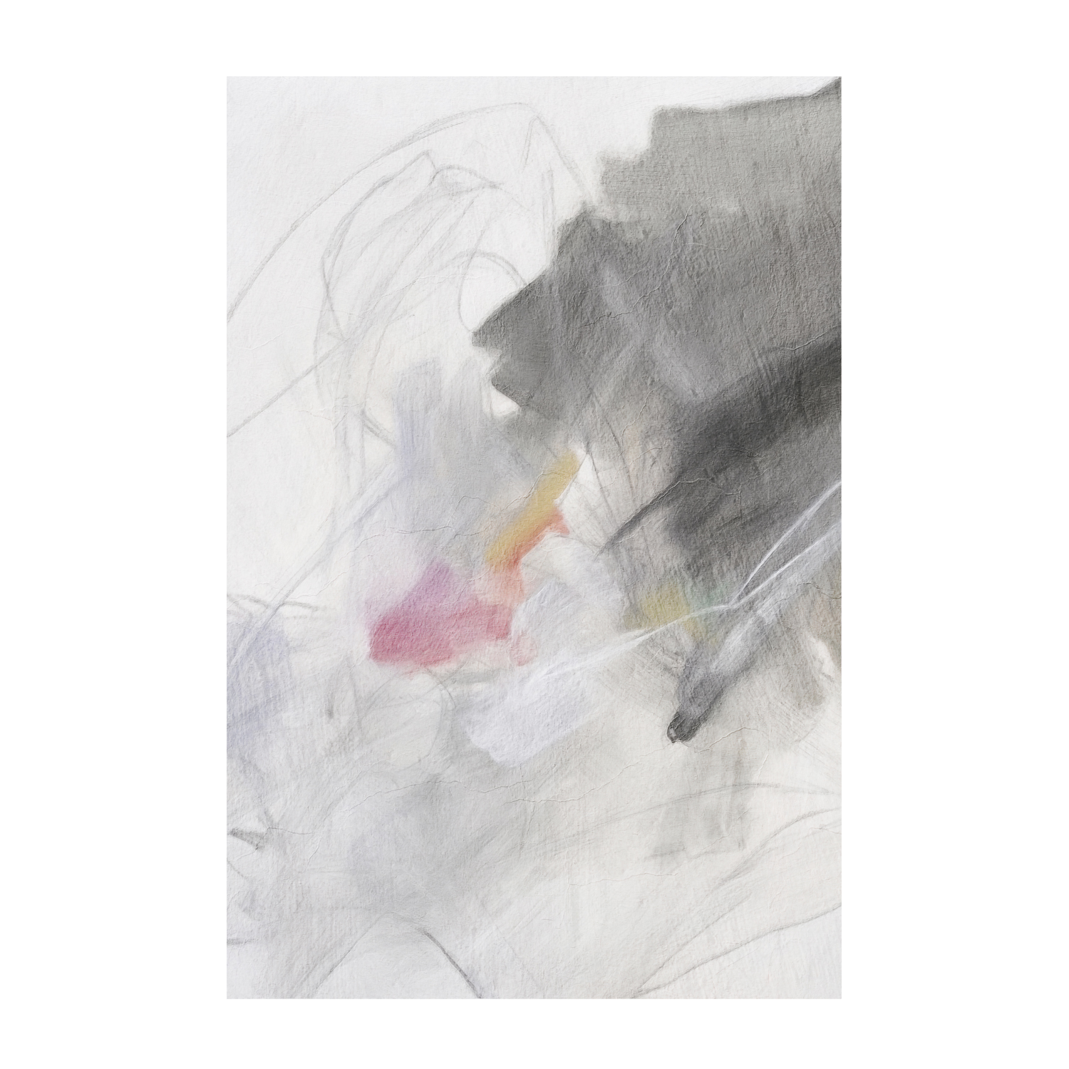 Cloudy Colour, Style B , By Alma |Fine Art Print Poster Canvas Framed