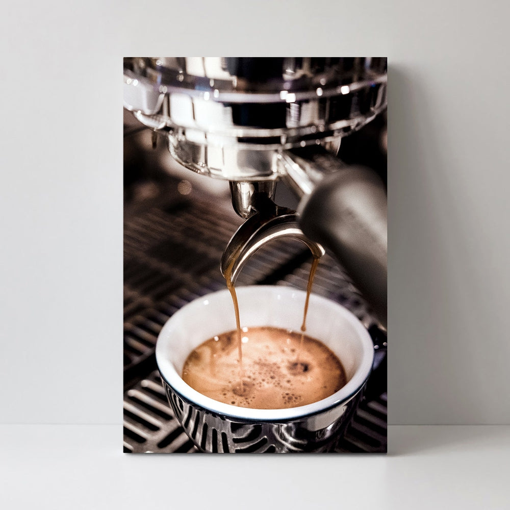 Coffee, Style D|Canvas Print Poster Wall Art | By Plus X Studio