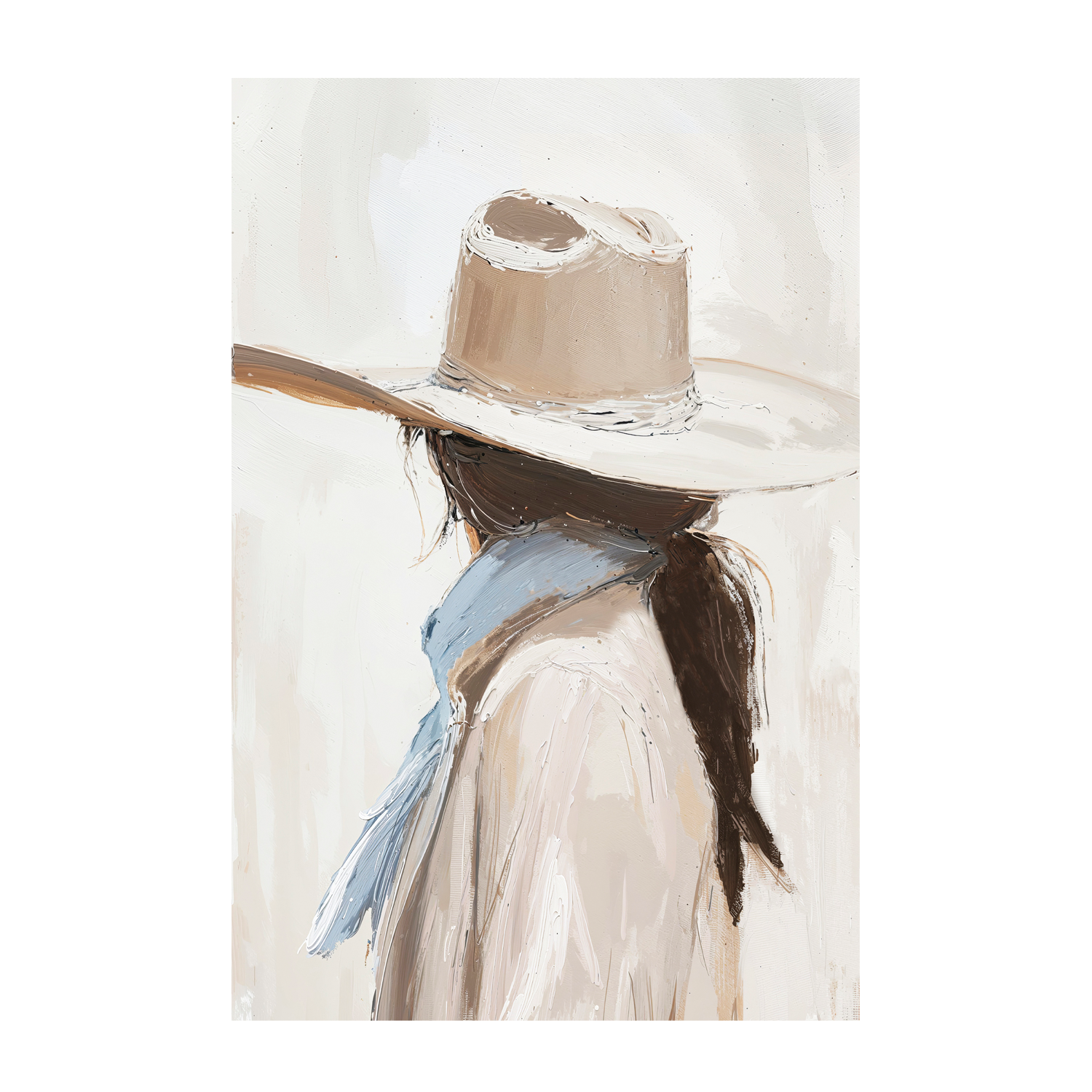 Cowgirl|Canvas Print Poster Wall Art | By Lady Hana