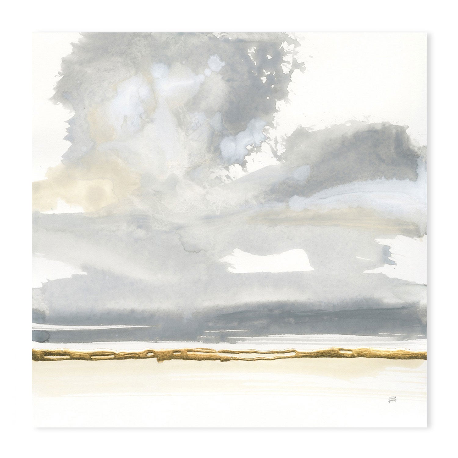 Cumulus Gray, Style B , By Chris Paschke |Fine Art Print Poster Canvas