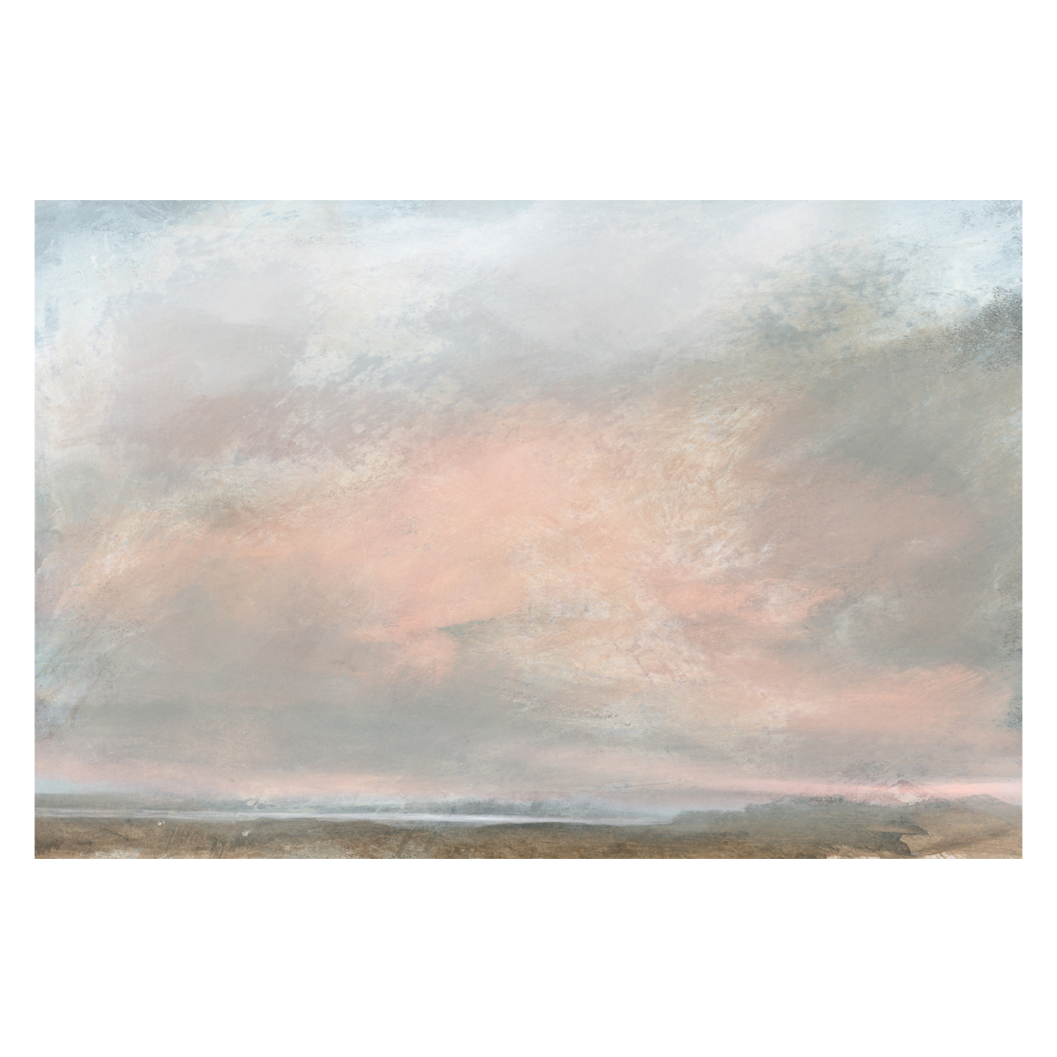 Devon View , By Dan Hobday |Fine Art Print Poster Canvas Framed