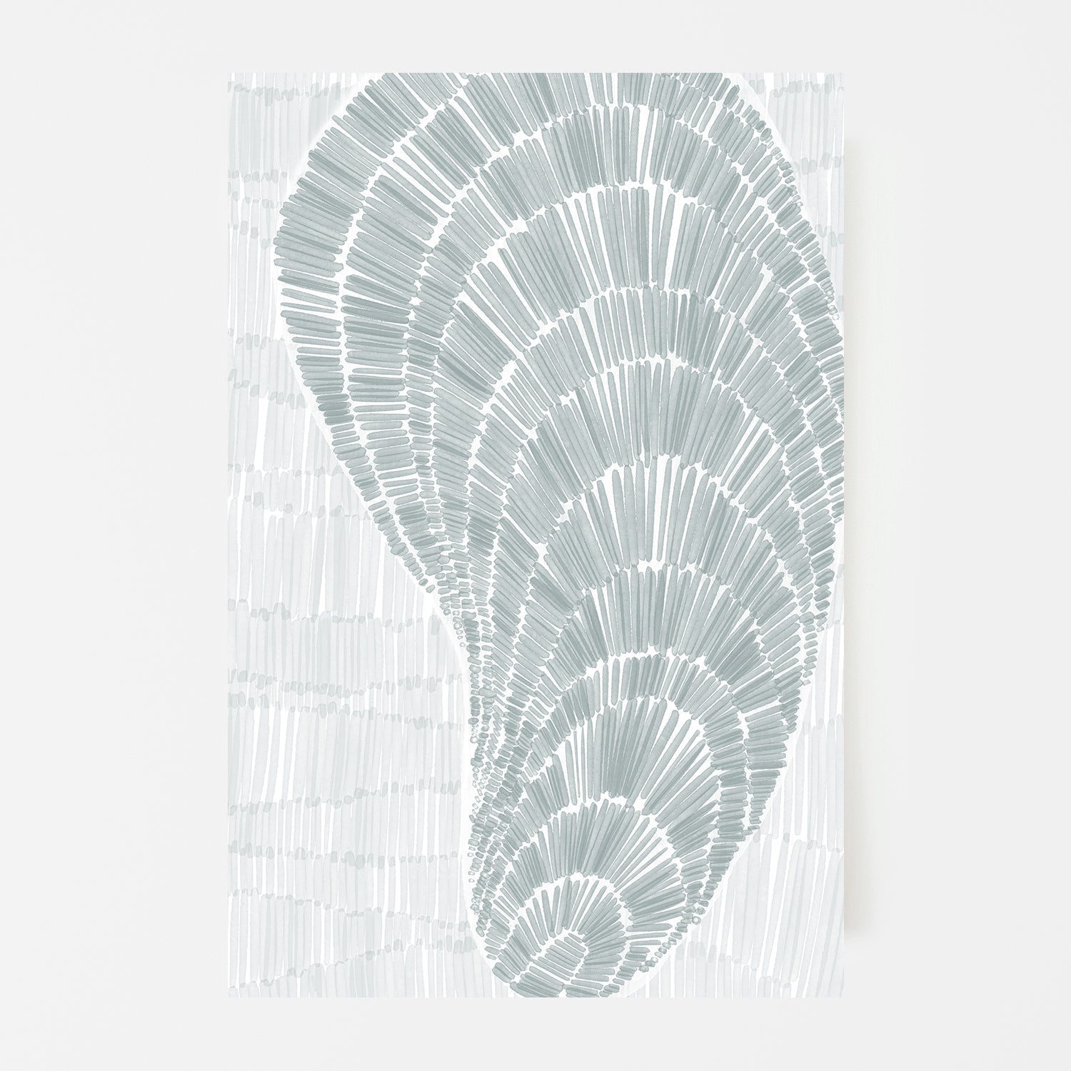 Drifted Mussel Shell|Canvas Print Poster Wall Art | By Jetty Home