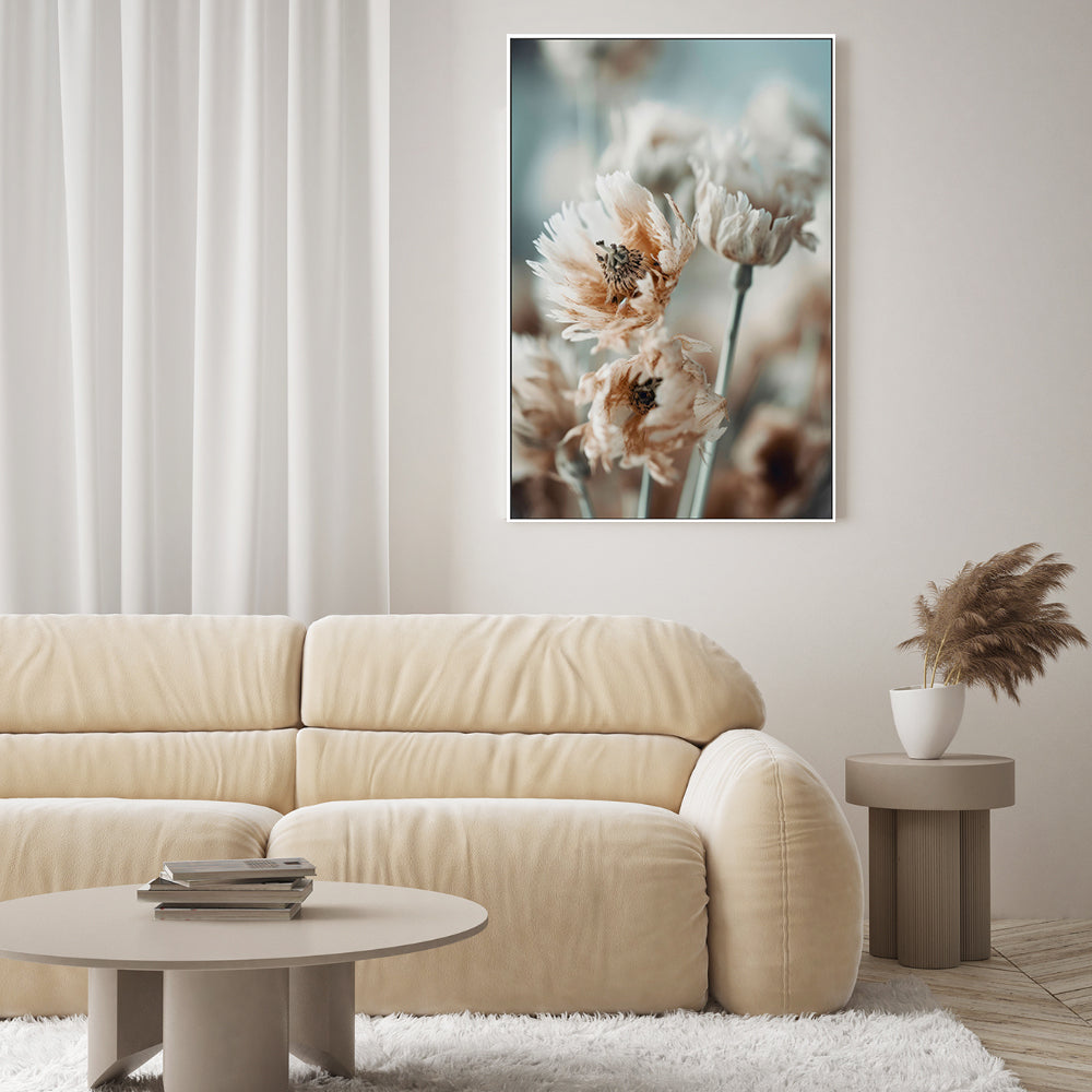 Dry Pastel Flowers, Style A , By Treechild|Canvas Print Poster Wall