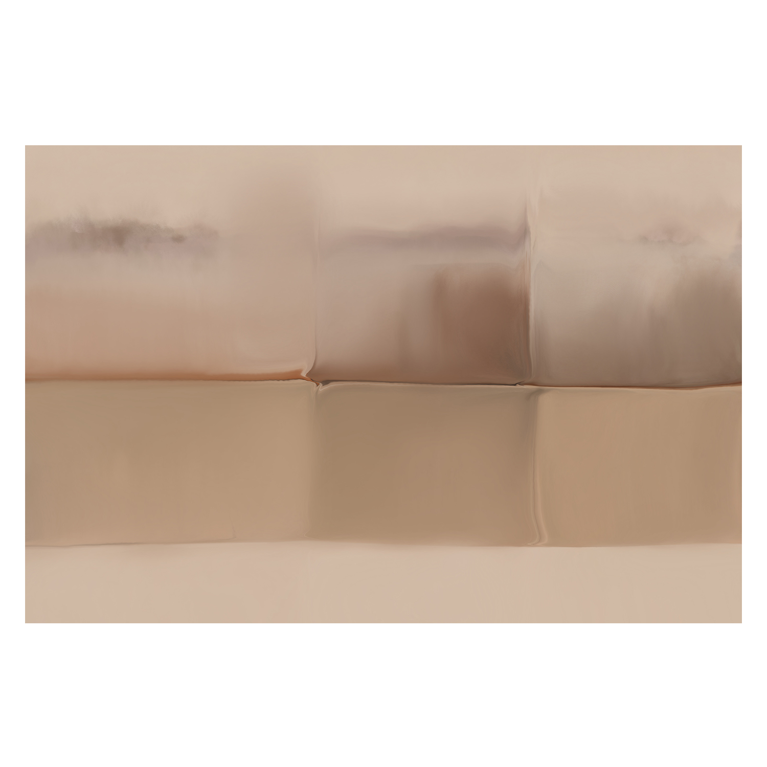 Earthly Strength, Brown Abstract