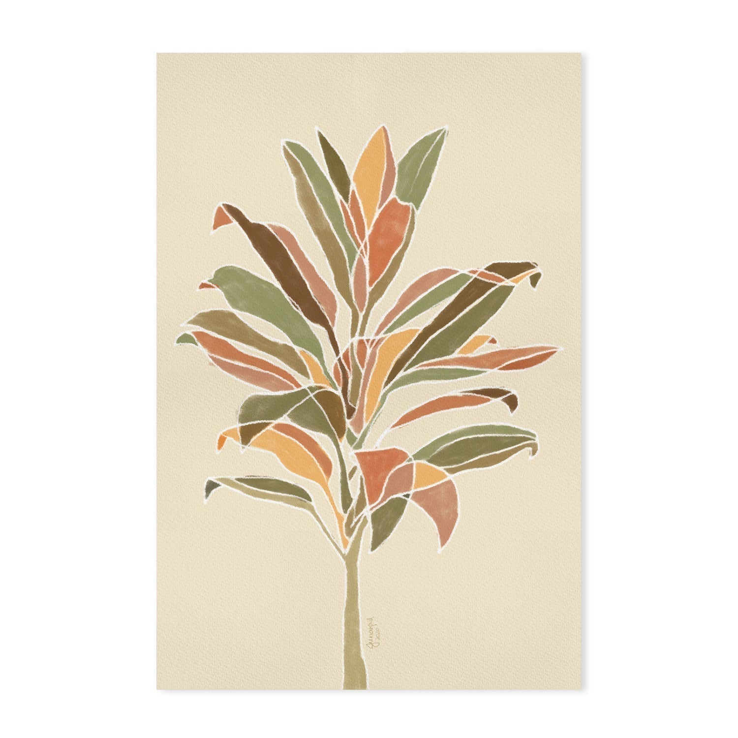 Flourish , By Junia Kall |Fine Art Print Poster Canvas Framed