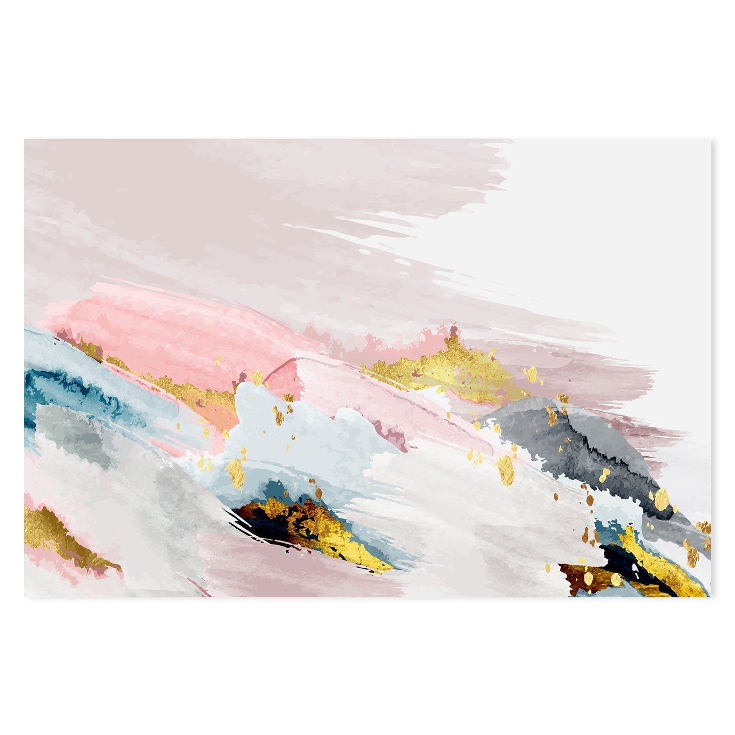 Golden Slope |Fine Art Print Poster Canvas Framed