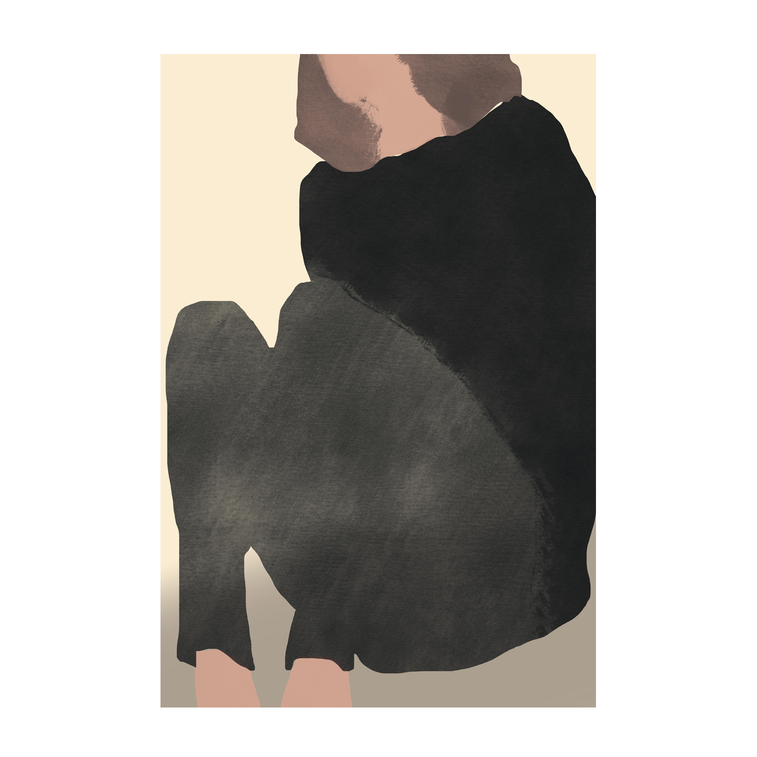 Lounge Fit , By Little Dean |Fine Art Print Poster Canvas Framed