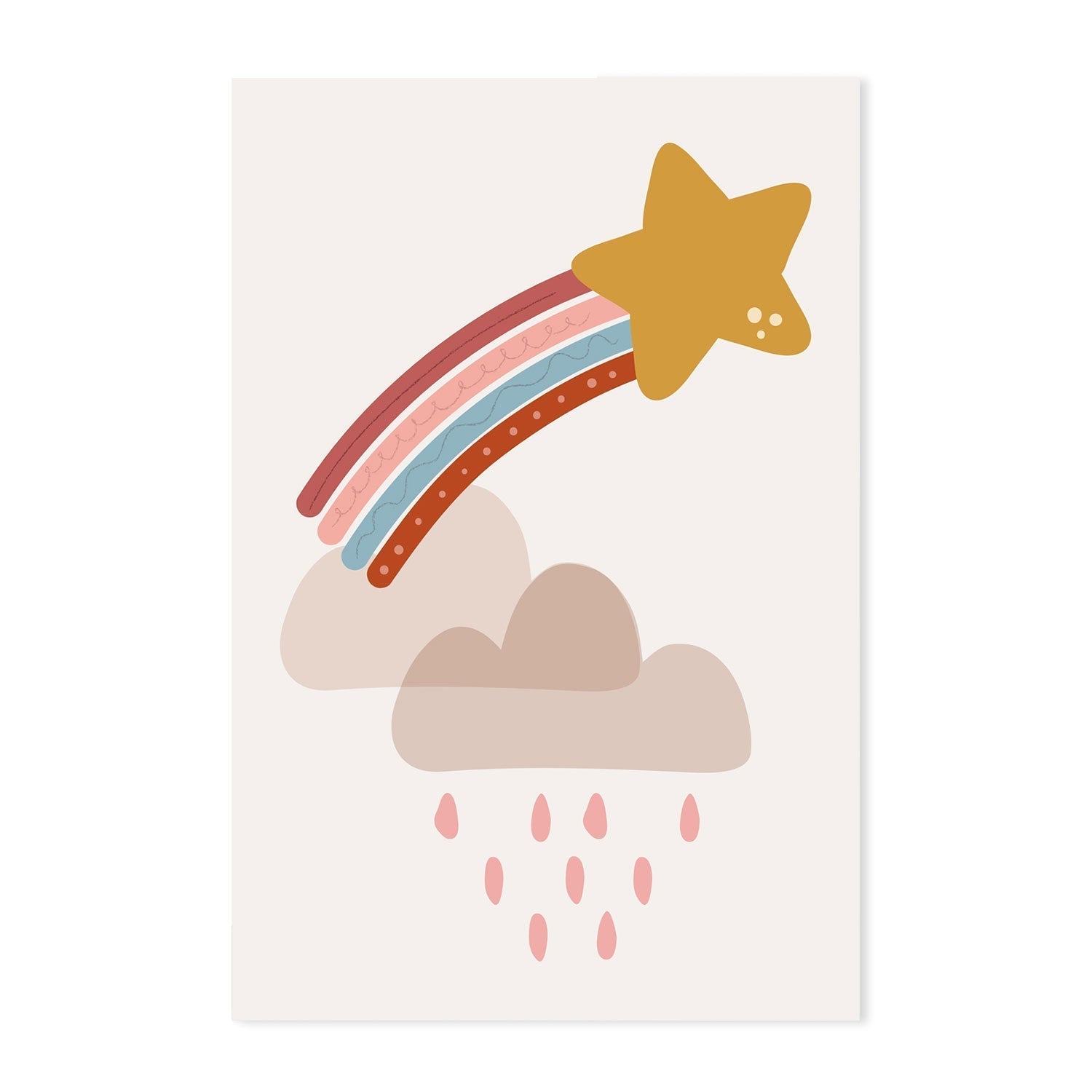 Shooting Star |Fine Art Print Poster Canvas Framed