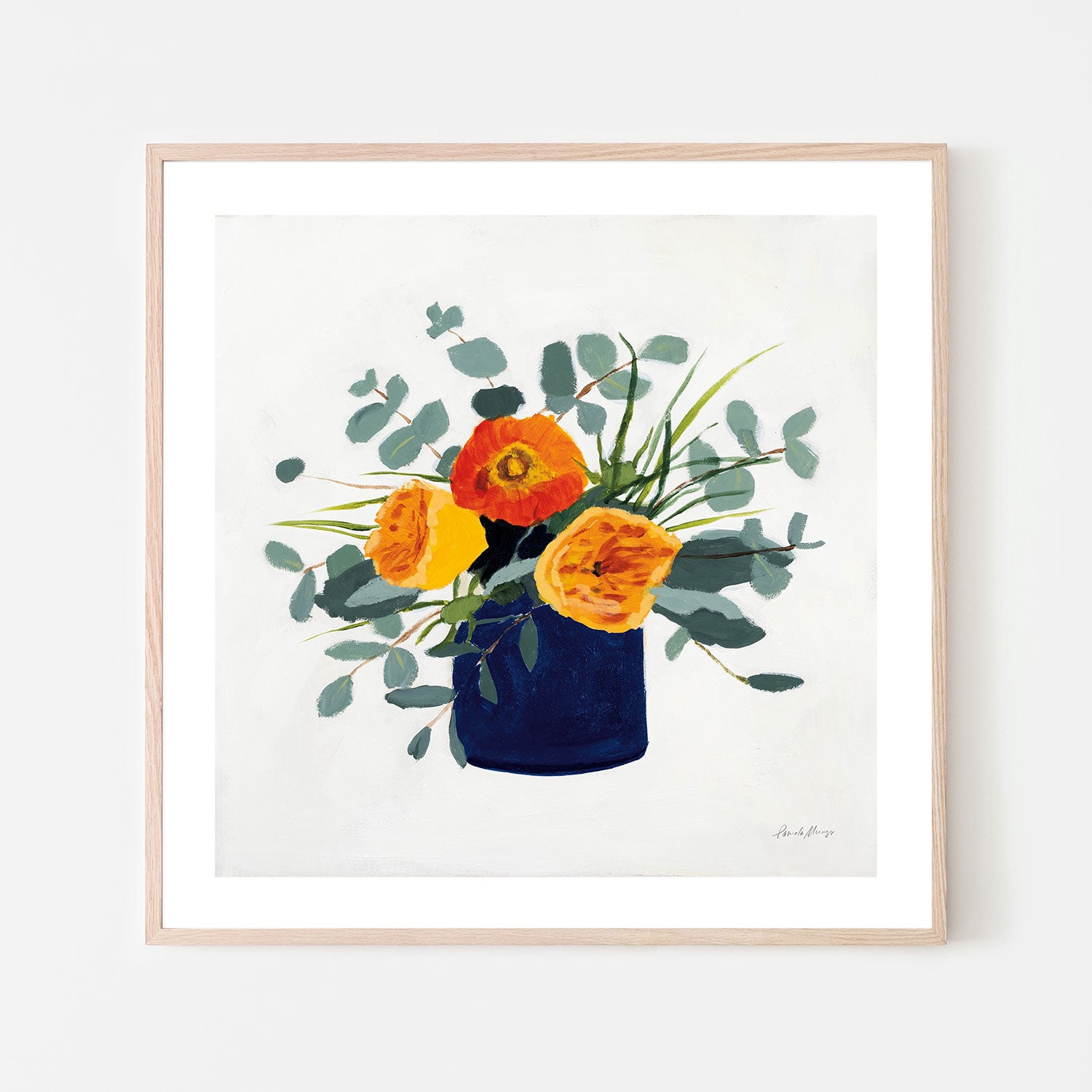 Simplicity Bouque , By Pamela Munger|Canvas Print Poster Wall Art