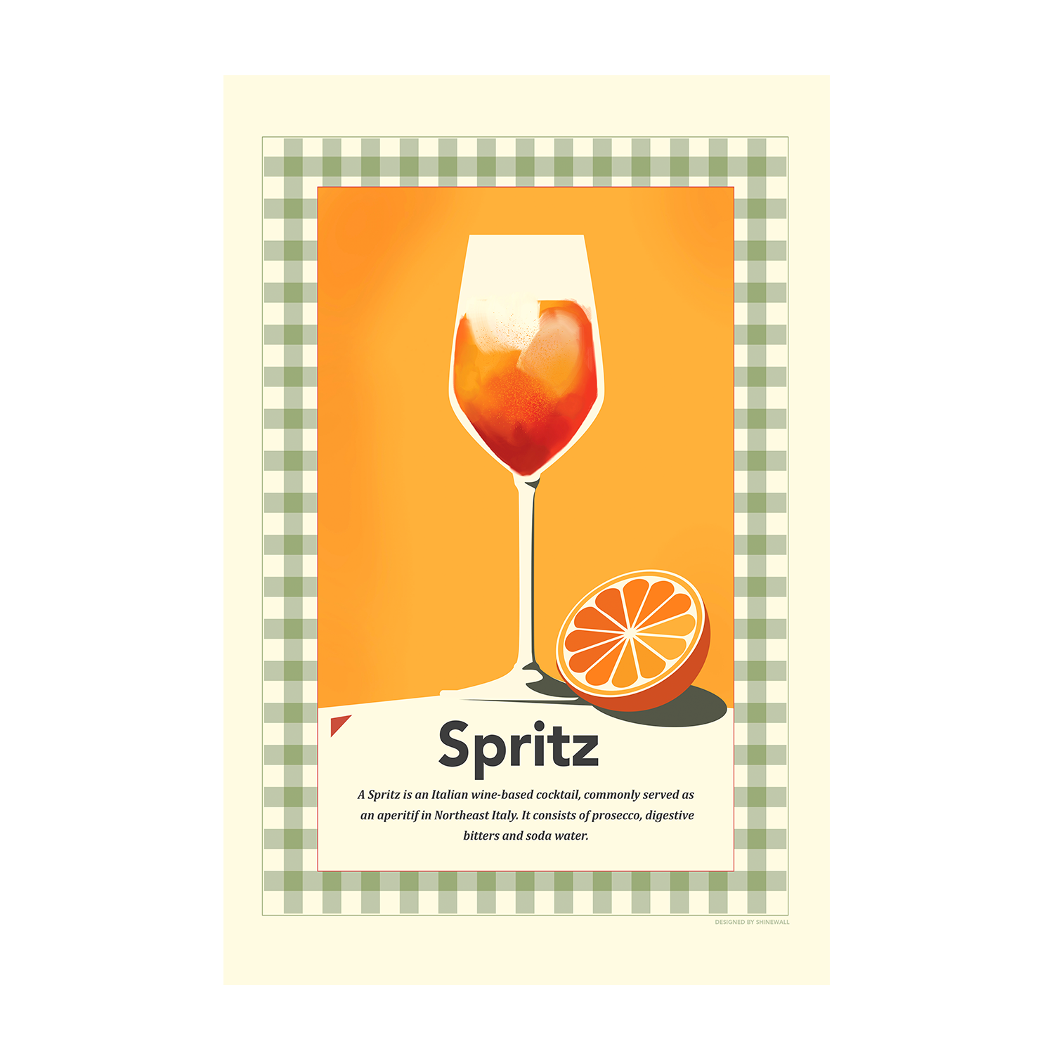 Spritz, Style B|Canvas Print Poster Wall Art | By Plus X Studio