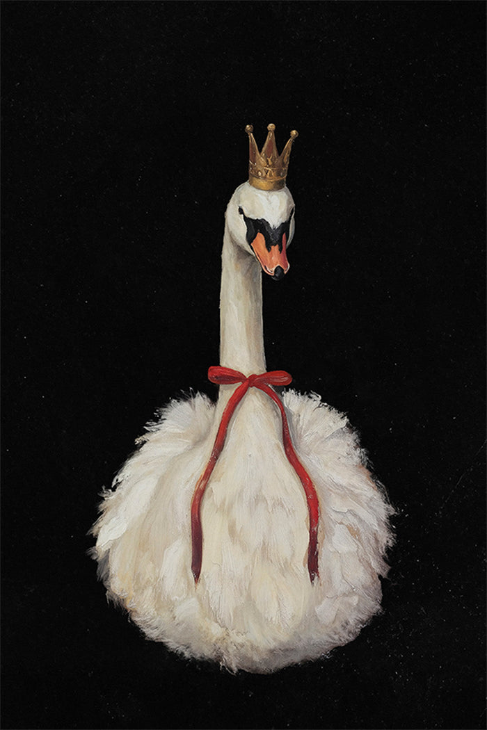 Swan Bow|Canvas Print Poster Wall Art | By Lady Hana