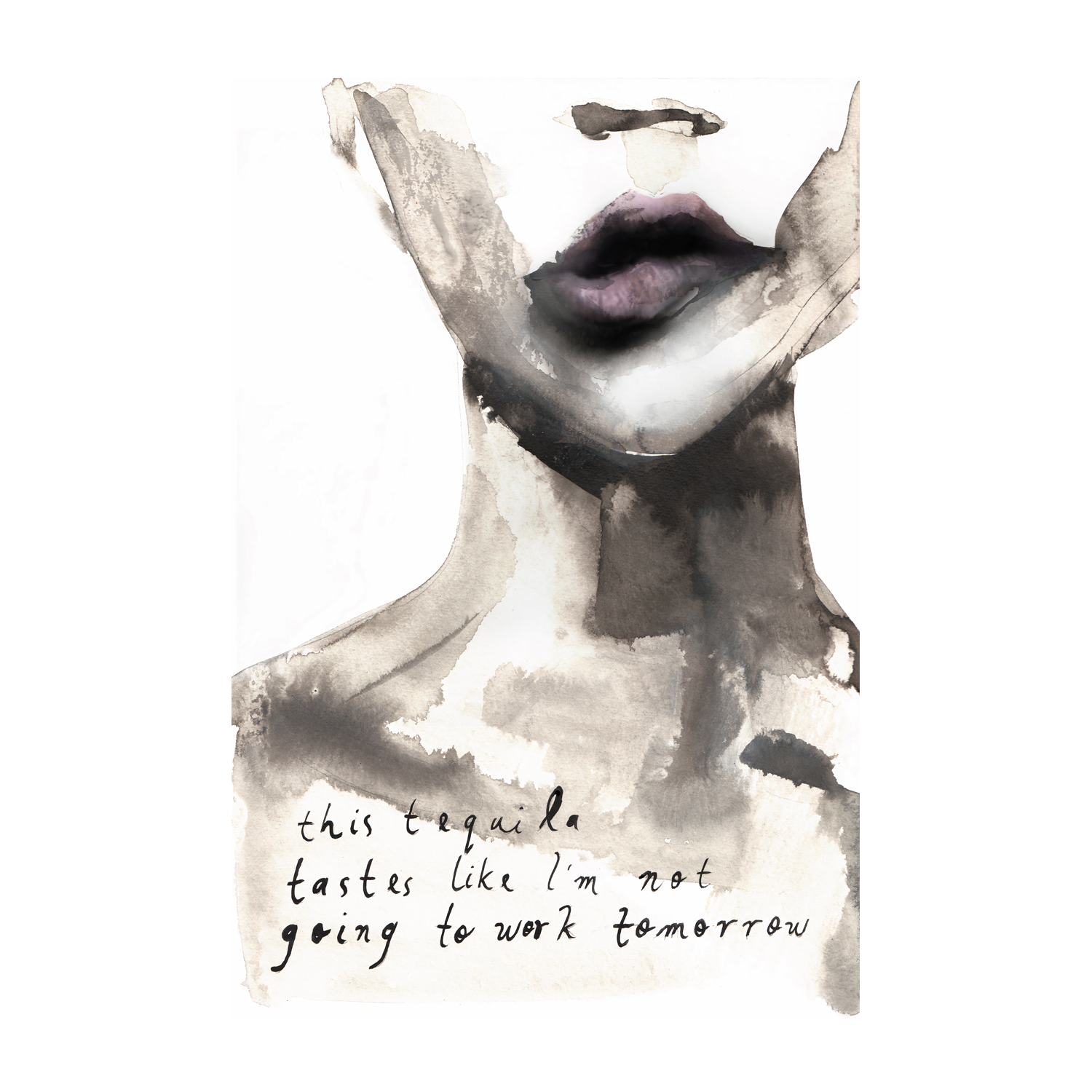 Tequila Cheetah , By Victoria Verbaan |Fine Art Print Poster Canvas