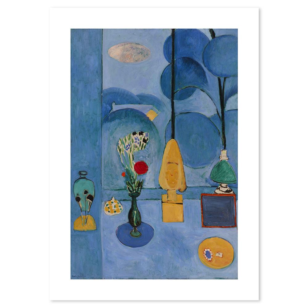 The Blue Window, By Henri Matisse|Canvas Print Poster Wall Art | By