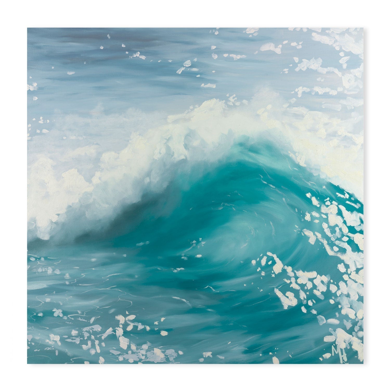 The Wave|Canvas Print Poster Wall Art | By Meredith Howse