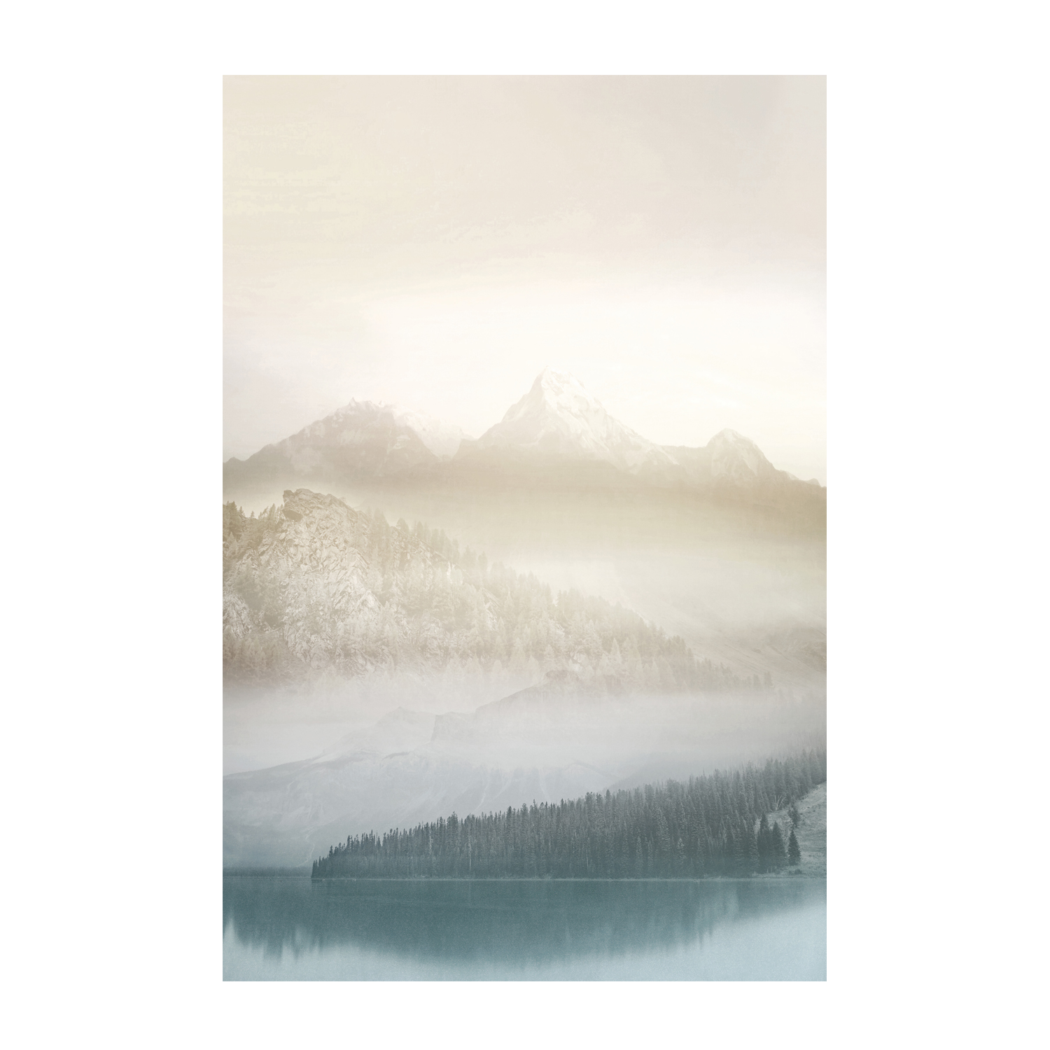 Vanilla Landscape, Style C , By Hope Bainbridge |Fine Art Print Poster