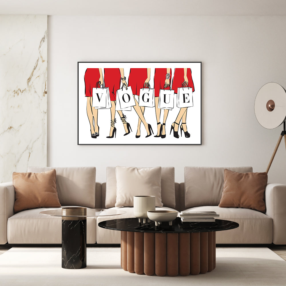Vogue Girls|Canvas Print Poster Wall Art | Gioia