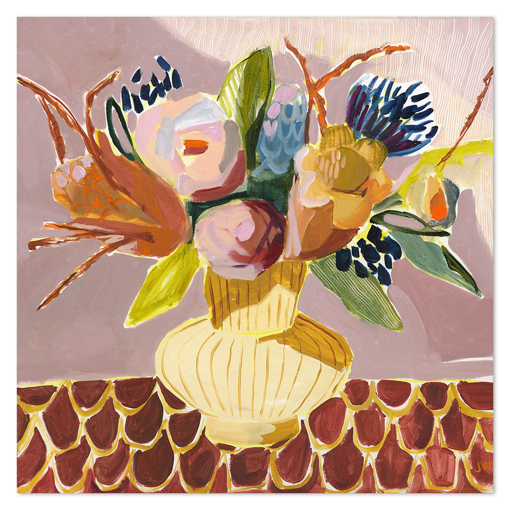 Wild Flowers , By Jenny Westenhofer Art |Fine Art Print Poster Canvas