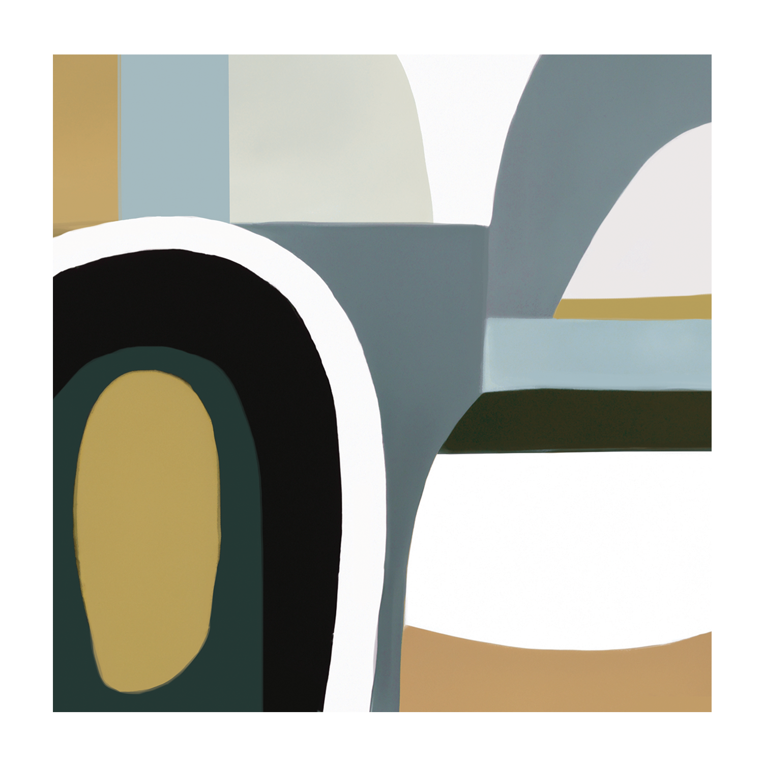 Zara Curve , By Stacey Williams |Fine Art Print Poster Canvas Framed